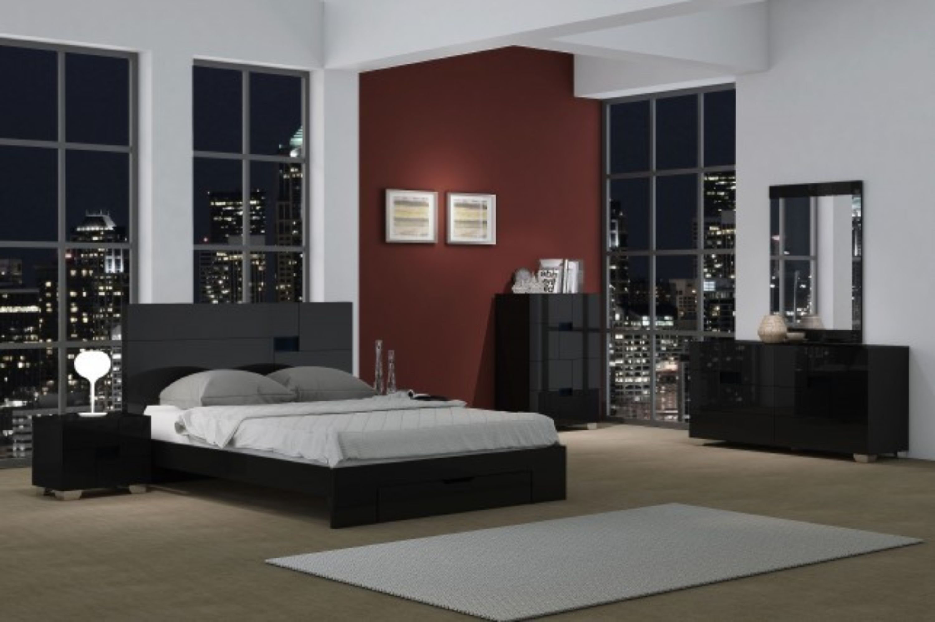 Orren Ellis Toto 4 Piece Bedroom Set | Wayfair