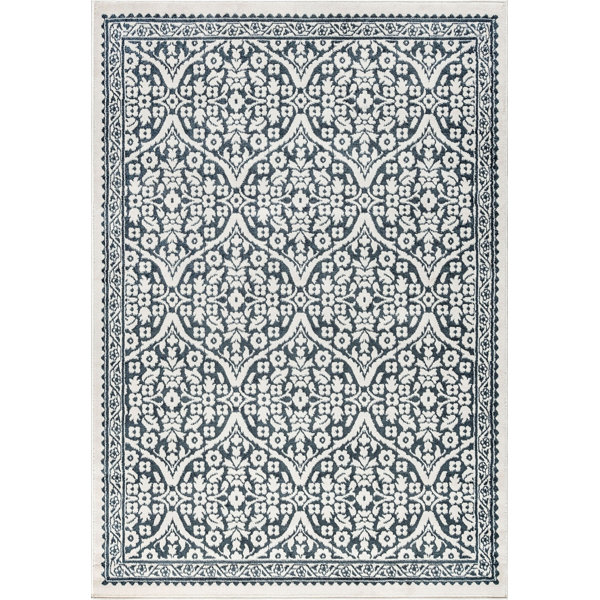 Canora Grey Albina Performance Gray Rug & Reviews | Wayfair
