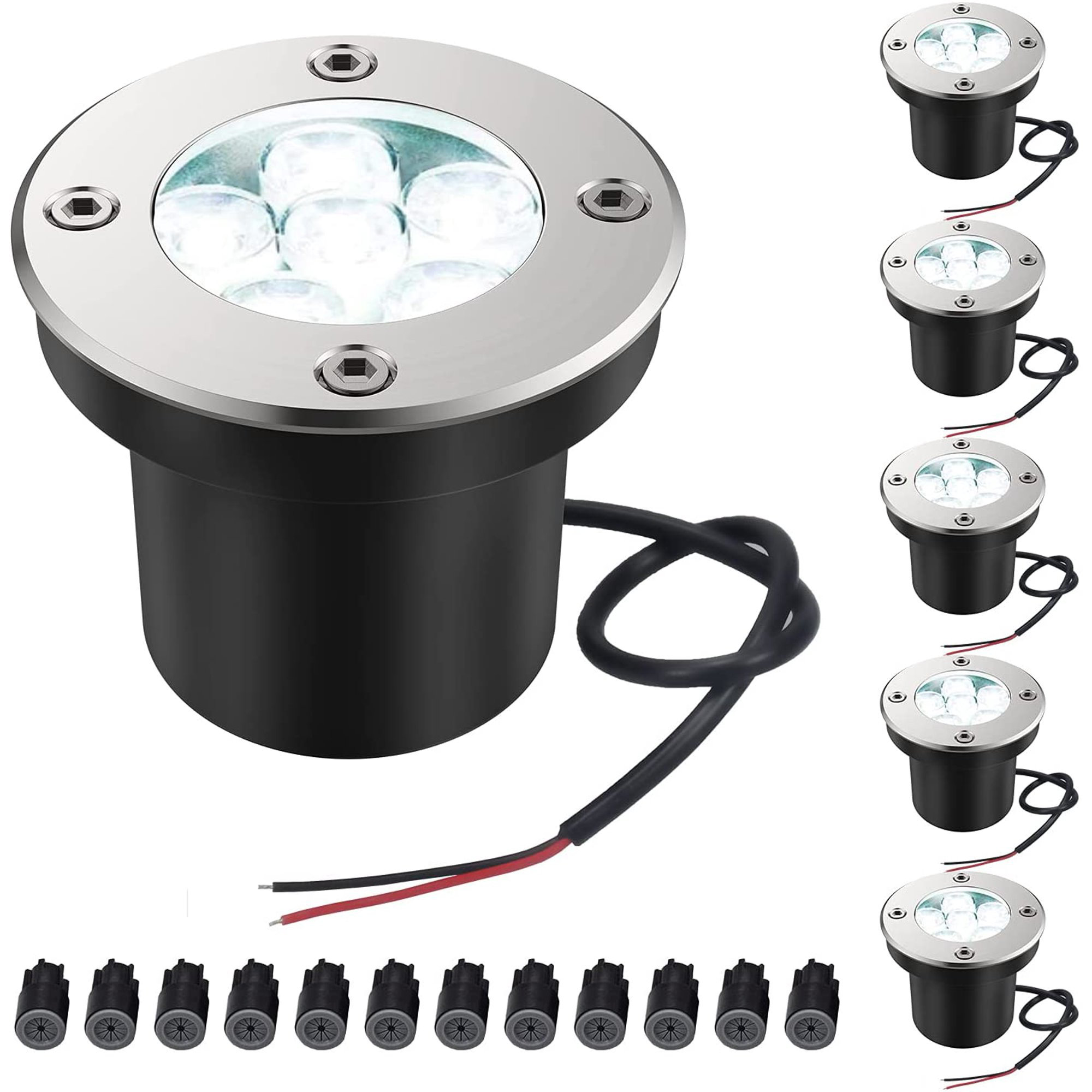 JESLED White Integrated LED Well Light | Wayfair