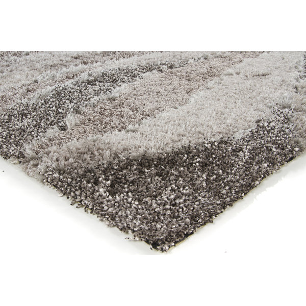Orren Ellis Isidore Handmade Black And Gray Rug | Wayfair