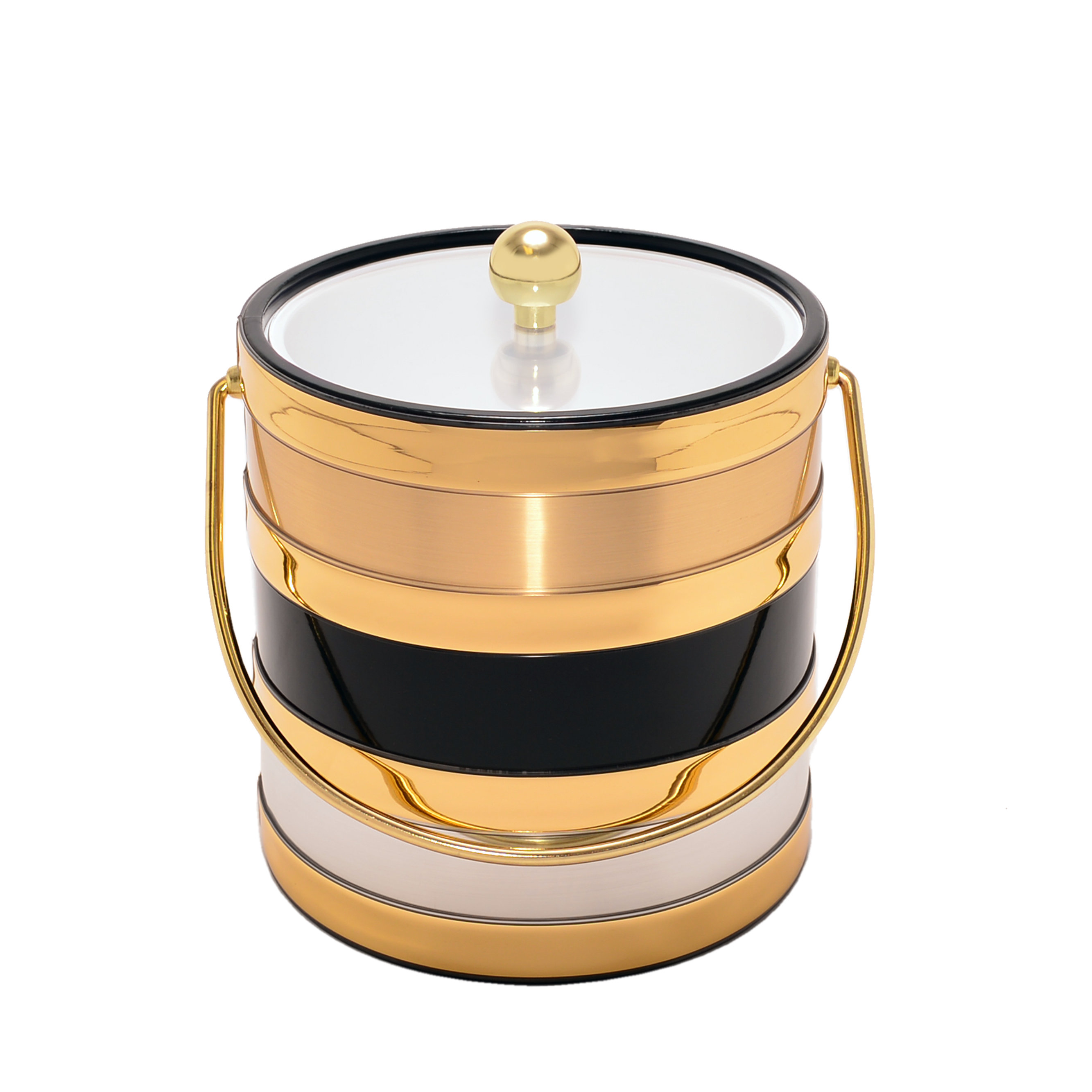 Mercer41 Hosmer Tri Color Center Ice Bucket | Wayfair