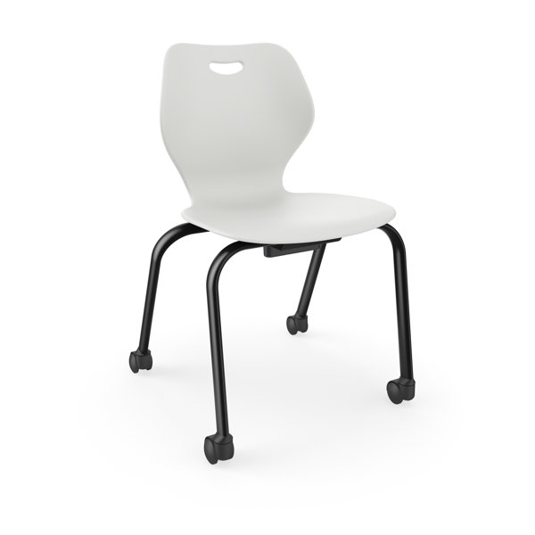 KI Furniture Intellect Wave 18" Classroom Chair with Casters | Wayfair