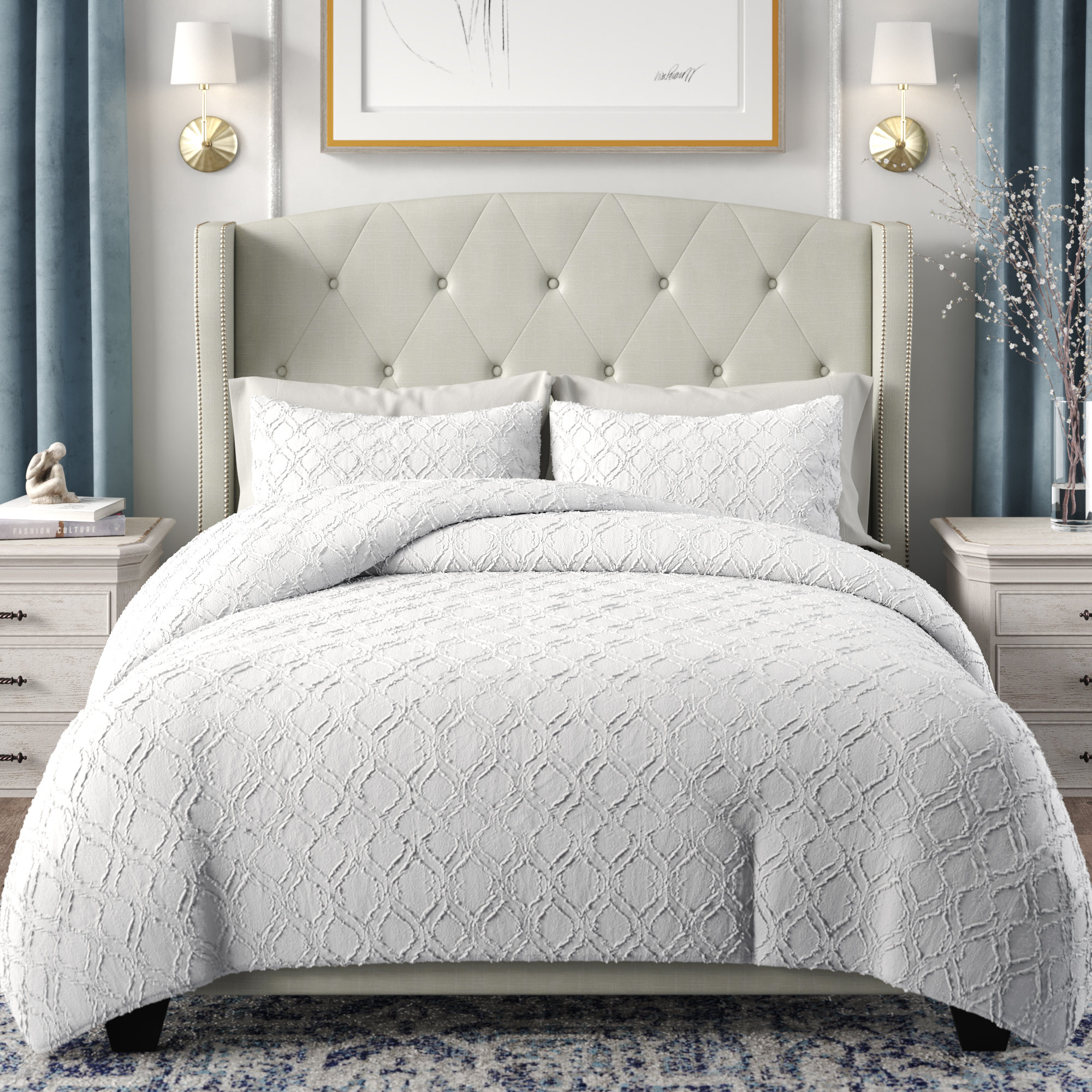 Kelly Clarkson Home Drum Microfiber Modern & Contemporary Comforter Set ...