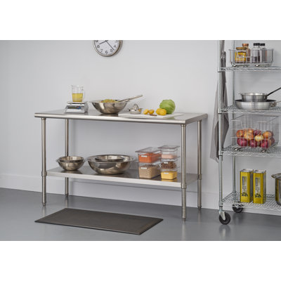 Symple Stuff Christner Metal Prep Table & Reviews | Wayfair