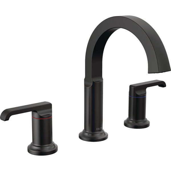 Delta Tetra 3-Hole Widespread Bathroom Faucet, 2-Handle Bathroom Sink ...