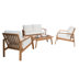 Panama Jack Westerman Solid Wood 4 - Person Seating Group with Cushions ...