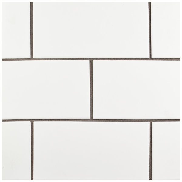 Merola Tile Projectos 3.88" x 7.75" Ceramic Subway Wall & Floor Tile ...