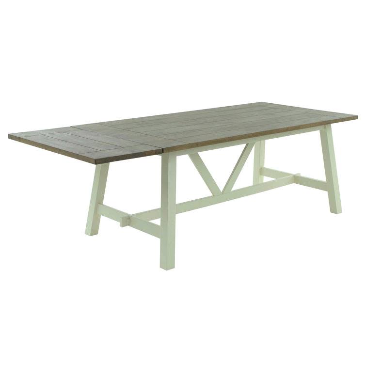 Brambly Cottage Oologah Extendable Trestle Dining Table | Wayfair.co.uk