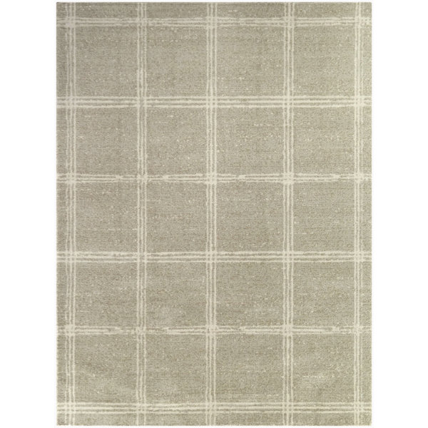 Balta Machine Woven / Power Loomed Performance Taupe Rug | Wayfair