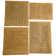 Treasure Gurus 4 Antiqued Dyed Parchment Paper Historical Documents ...
