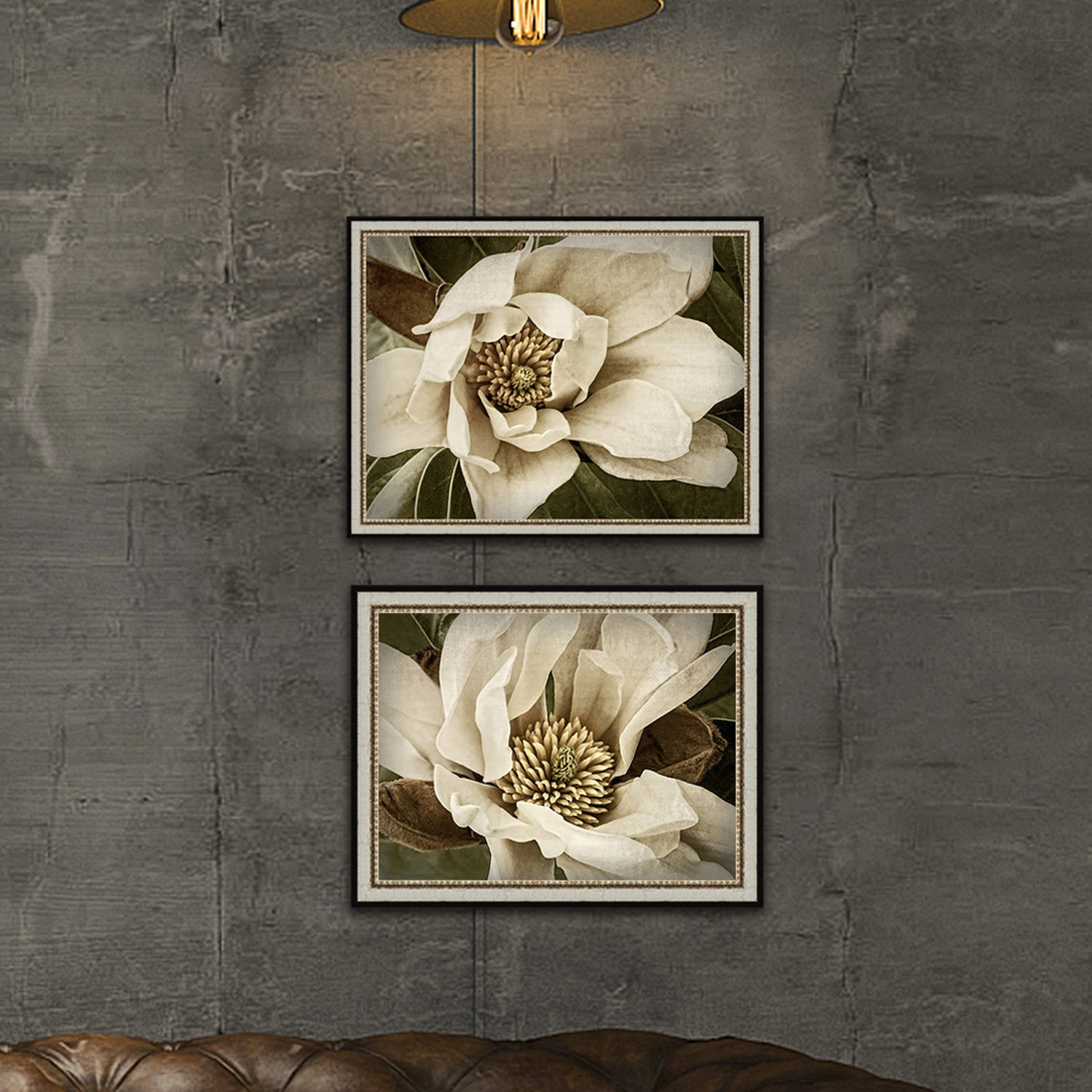 Charlton Home® Classic Magnolia I - Picture Frame Print & Reviews | Wayfair