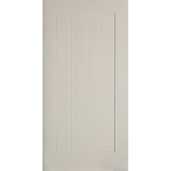 Trimlite Primed 1 Panel V-Groove Interior Barn Door Slab | Wayfair