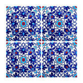 Casablanca Market Mediterranean 4" x 4" Ceramic Carthage Decorative ...