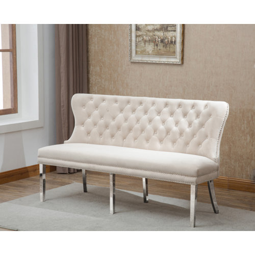 Willa Arlo Interiors Amick Upholstered Bench & Reviews | Wayfair