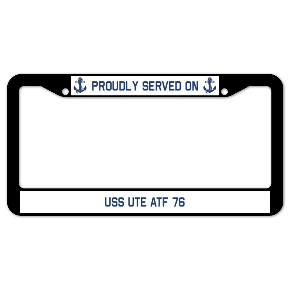 SignMission Proudly Served on USS UTE ATF 76 Plate Frame | Wayfair
