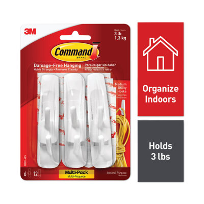 3M Command General Purpose Hooks Multi-Pack & Reviews | Wayfair