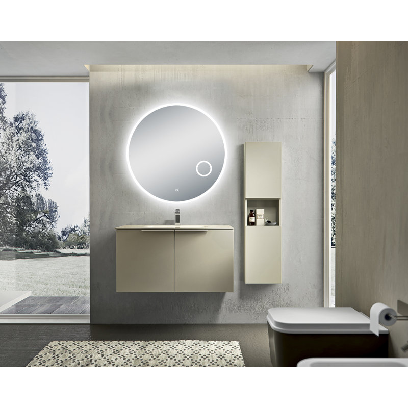 Innoci Apollo Round LED Wall Mirror | Wayfair