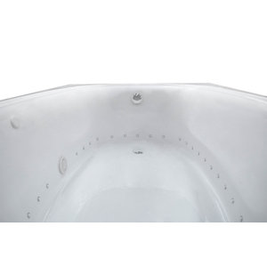 Spa Escapes St. Lucia 77.87'' x 47.5'' Acrylic Bathtub & Reviews | Wayfair