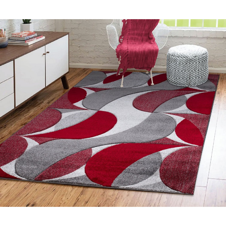 Ivy Bronx Kenzo Geometric Abstract Pattern Rugs | Wayfair.co.uk