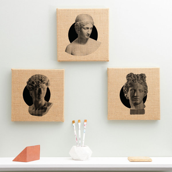 zarify Postmodern Sculpture - 3 Piece Single Picture Frame Graphic Art ...