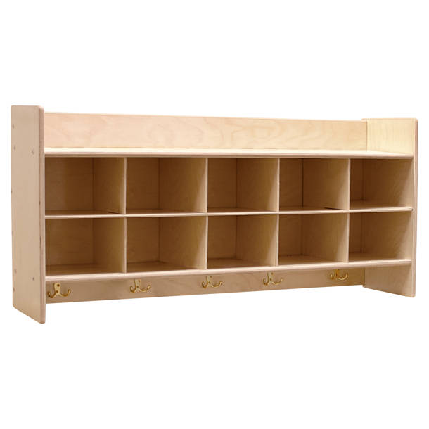 Wood Designs Contender 30 Compartment Cubby with Bins & Reviews | Wayfair