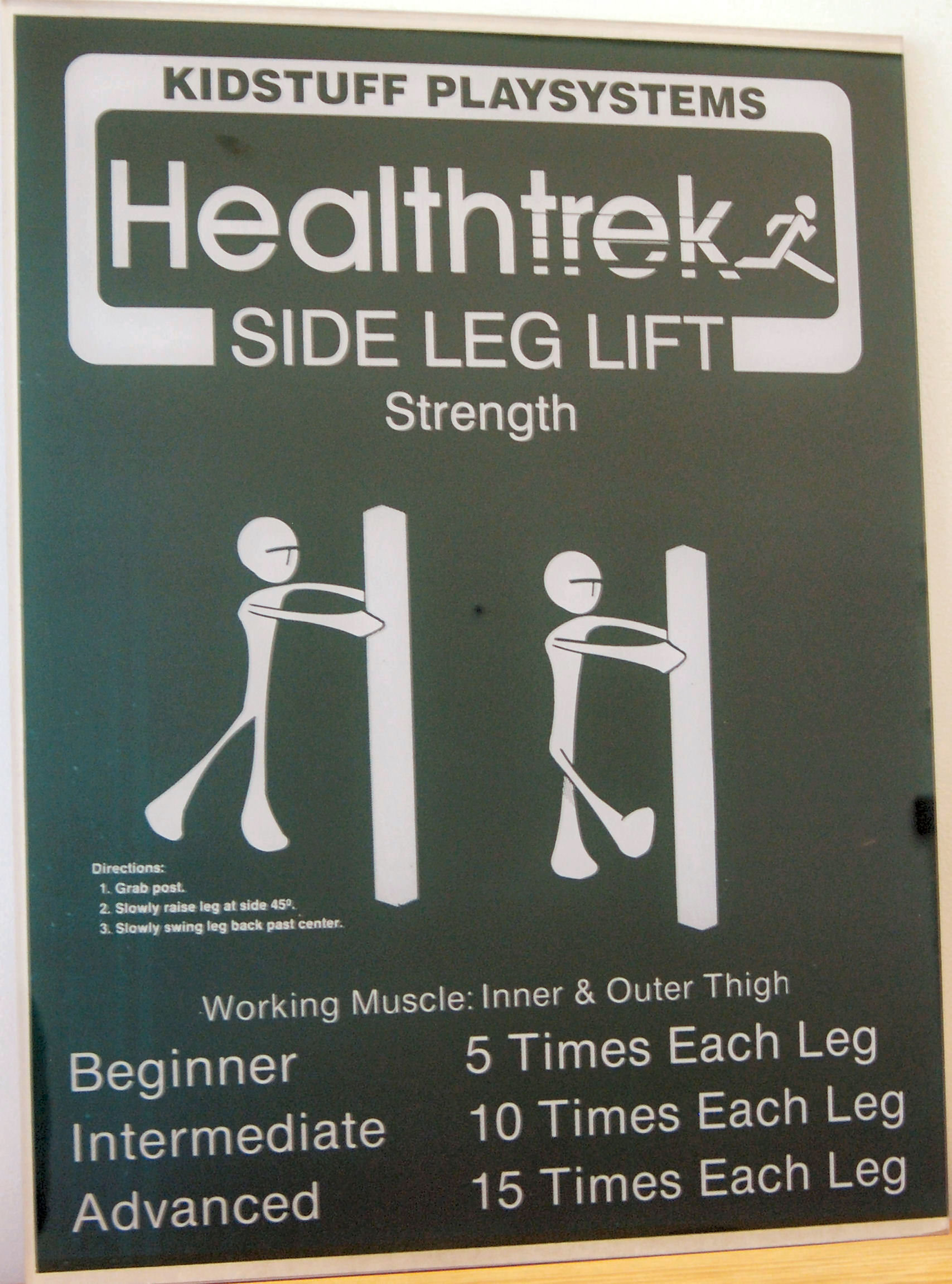 Kidstuff Playsystems, Inc. Side Leg Lift Post and Sign | Wayfair