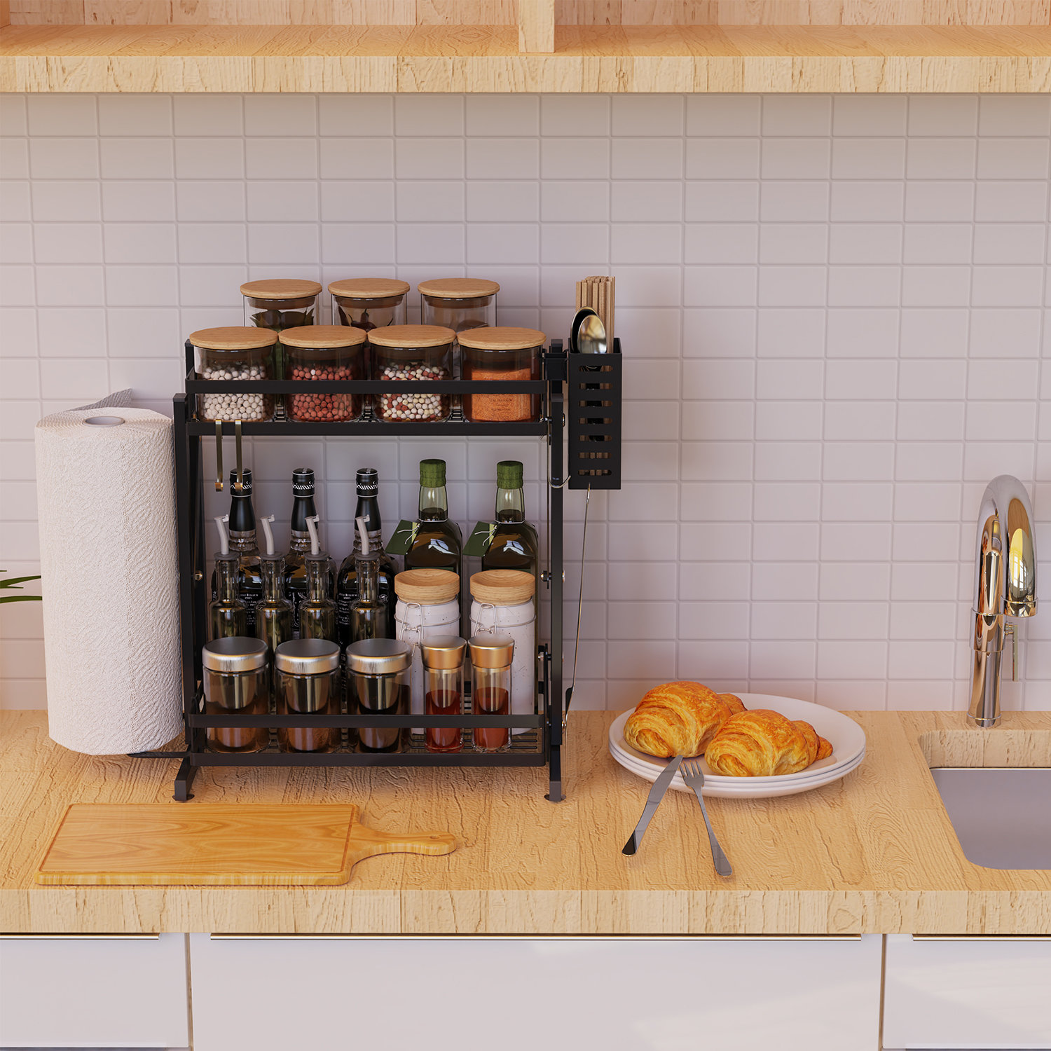 Prep & Savour 20 Jar Spice Rack | Wayfair