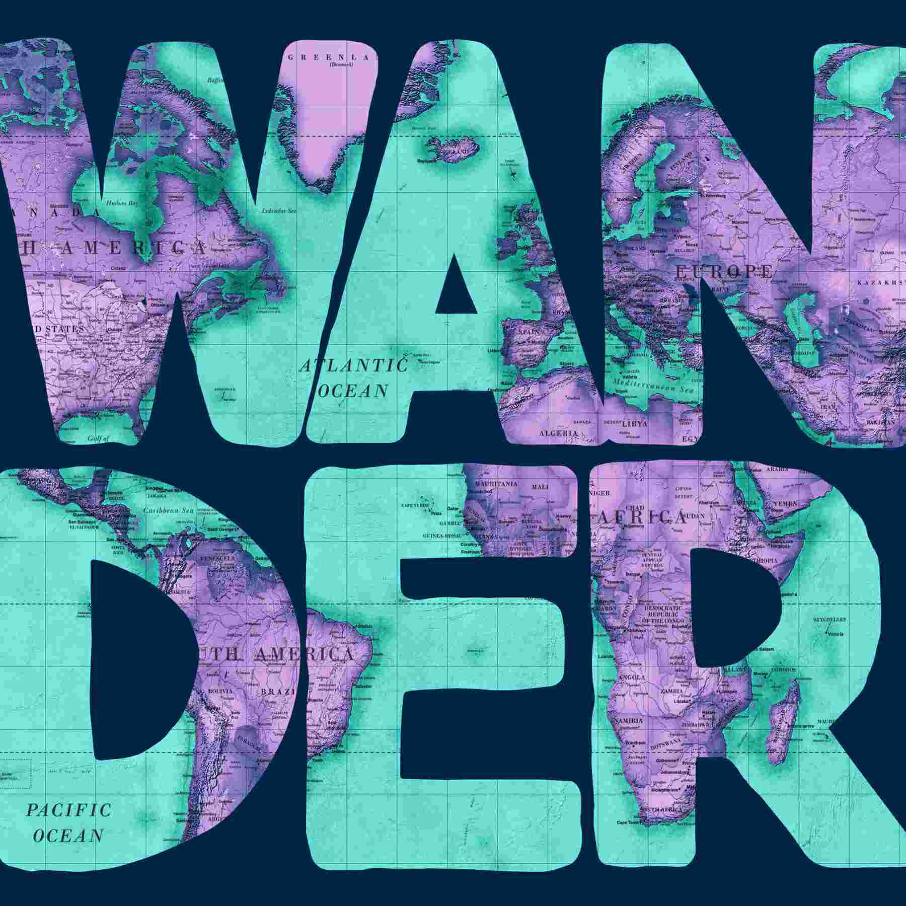 Trinx Wander Map - Wrapped Canvas | Wayfair