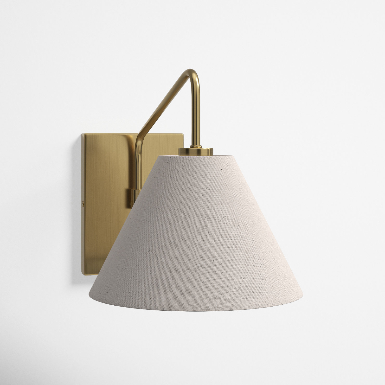 Joss & Main Finley Solid Brass Armed Sconce | Wayfair