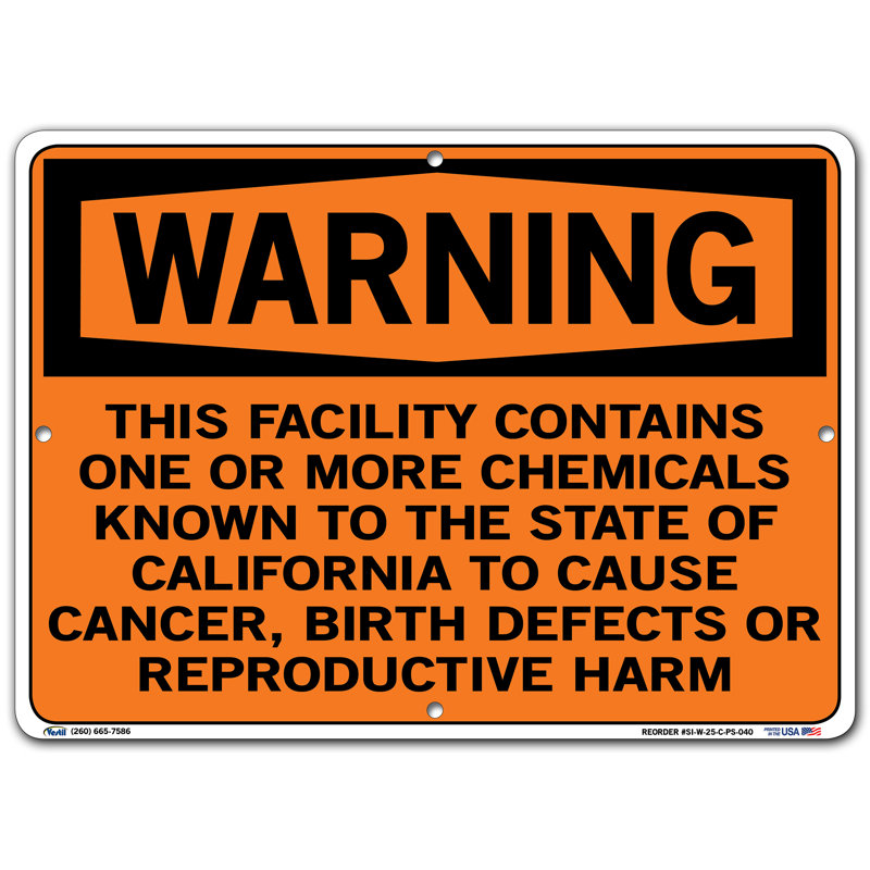 Vestil This Facility Contains One or More Chemicals that Cause Cancer ...