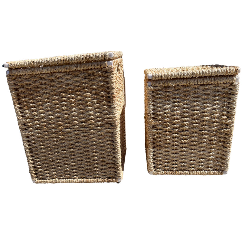 Rosecliff Heights Wicker Hampers Set | Wayfair