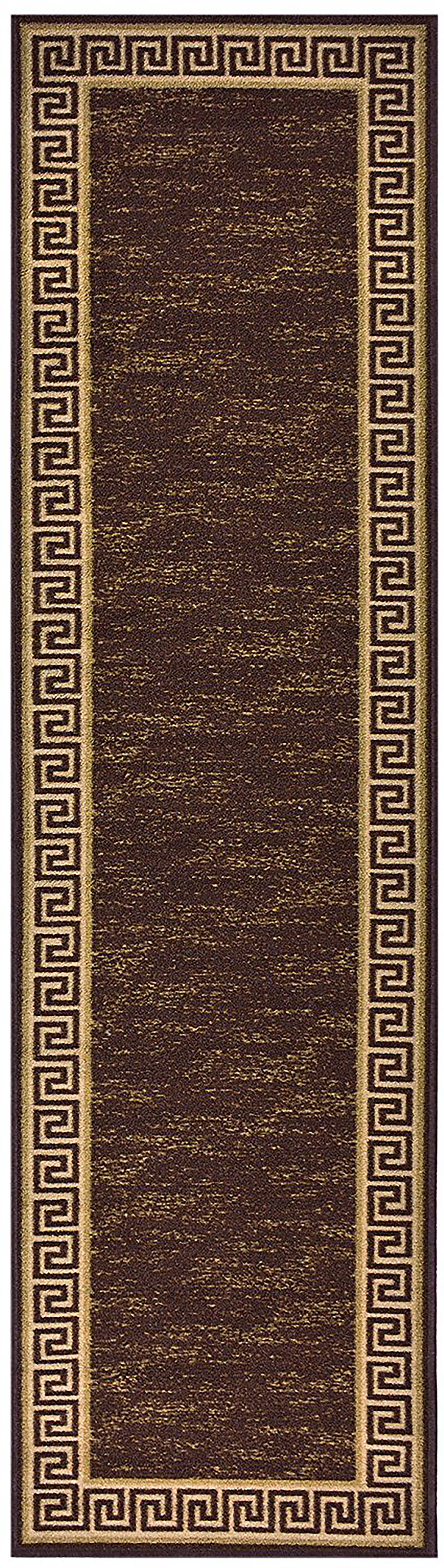 World Menagerie Greek Key Bordered Slip Resistant 2x5 Runner Rugs | Wayfair