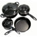 Universal Housewares 7 - Piece Non-Stick Carbon Steel Cookware Set ...
