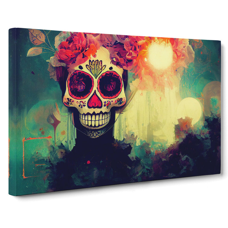 Maturi Sugar Skull Woman Vol.5 Abstract | Wayfair.co.uk