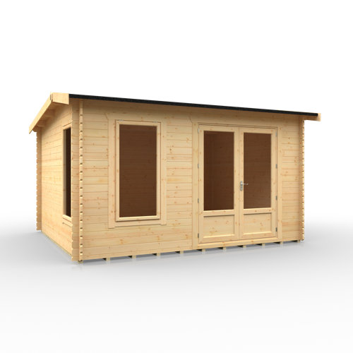 Tiger Sheds The Lavinia Tongue & Groove Log Cabin 14x12w | Wayfair.co.uk