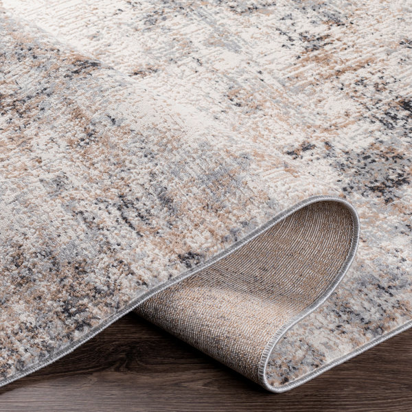 Steelside™ Romano Beige/Gray Rug & Reviews | Wayfair