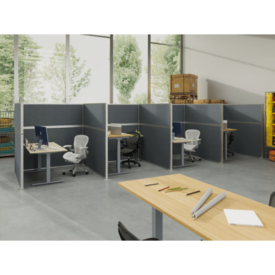 Versare Pre-Configured Hush Panel Electric Cubicle | Wayfair