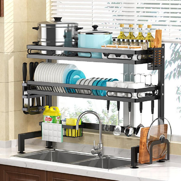 Stainless-steel-sink-rack | Wayfair