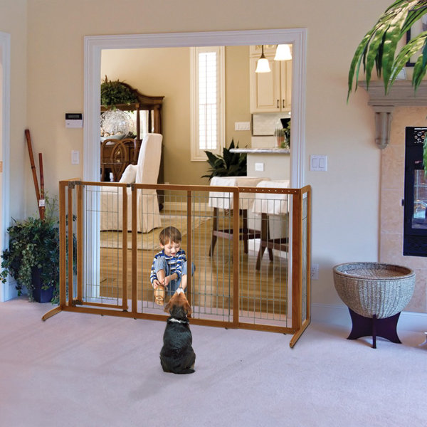 Richell Deluxe Free standing Pet Gate & Reviews | Wayfair