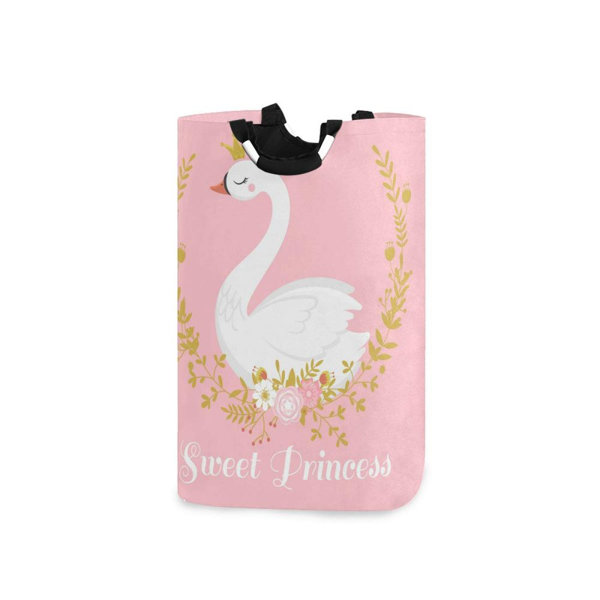 Bless international Cute Swan Princess Laundry Hamper | Wayfair