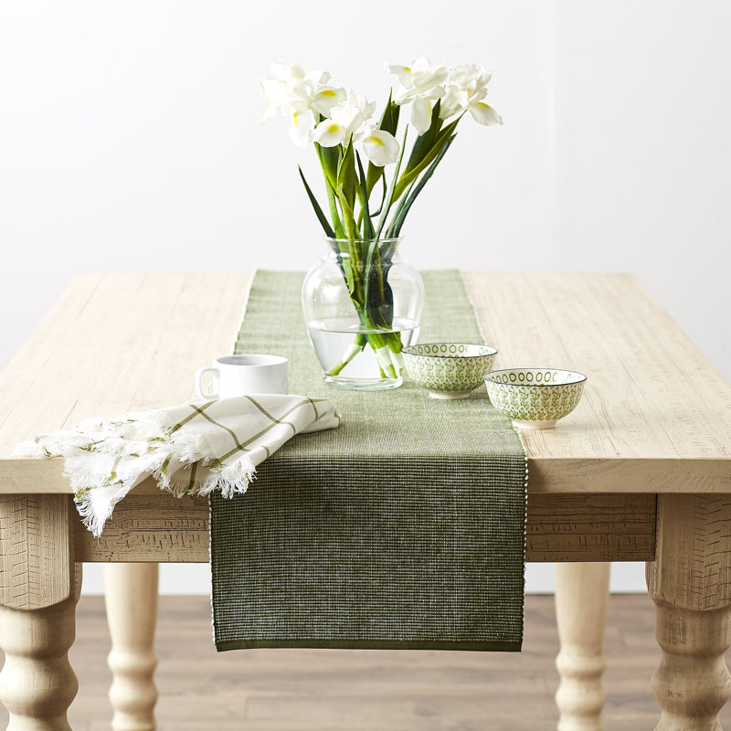 Dakota Fields Rectangle Cotton Table Runner & Reviews | Wayfair