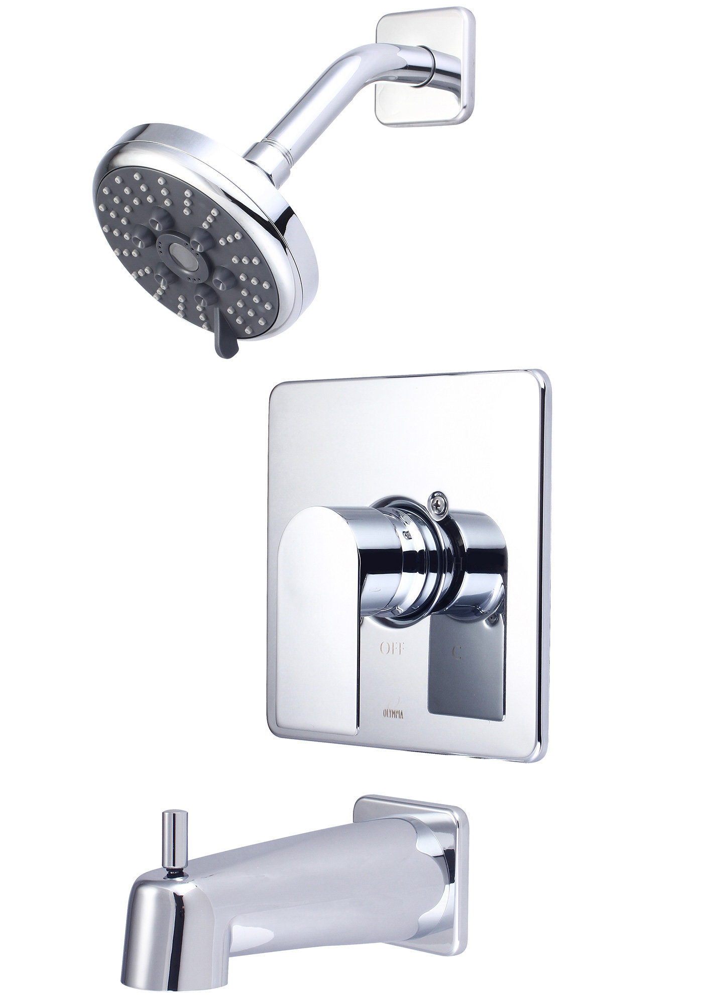Olympia Faucets i4 Single Handle Volume Control Tub and Shower Faucet ...