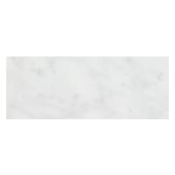 Belluno Designs Bianco Carrara 1" x 4" Marble Herringbone Polished ...
