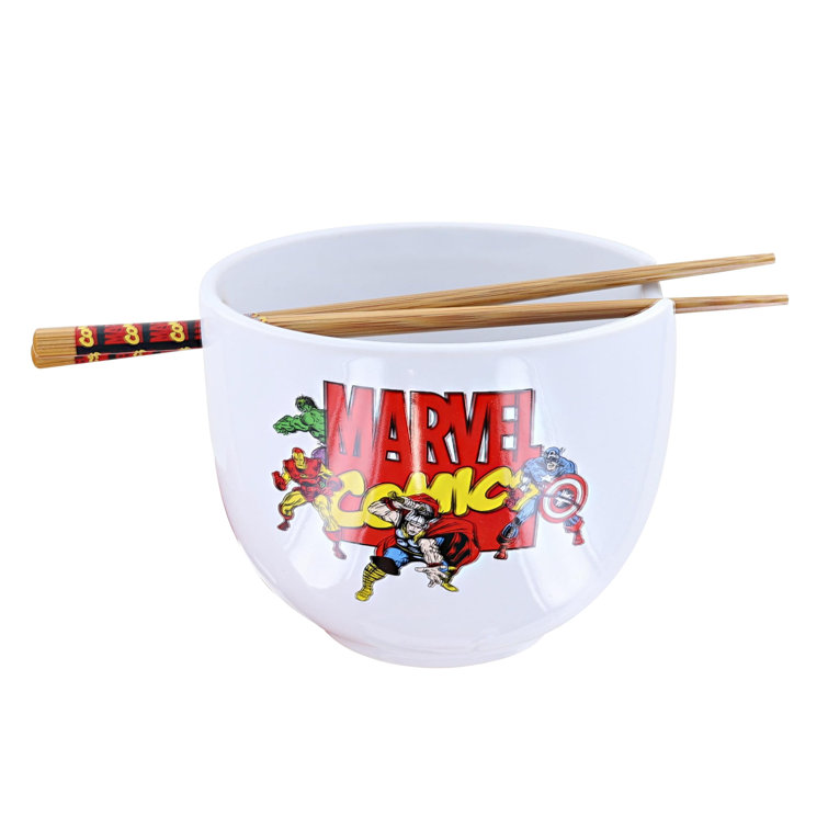 Silver Buffalo 24 oz. Marvel Comics Ramen Bowl | Wayfair