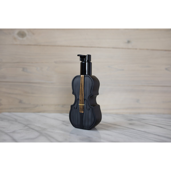 Ebern Designs Riles Music Violin Lotion Dispenser | Wayfair