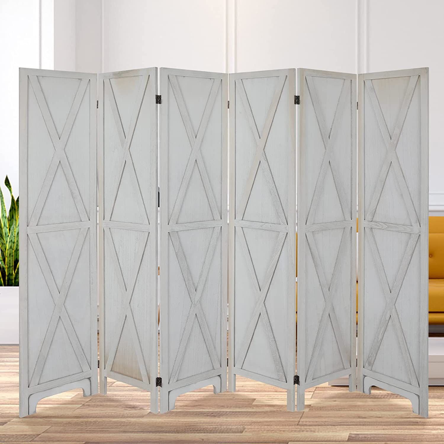 Red Barrel Studio® Room Divider 4 Panel, Folding Privacy Screens Room ...