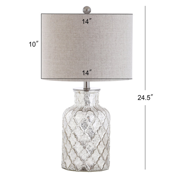 Highland Dunes Gilles Glass Table Lamp & Reviews | Wayfair