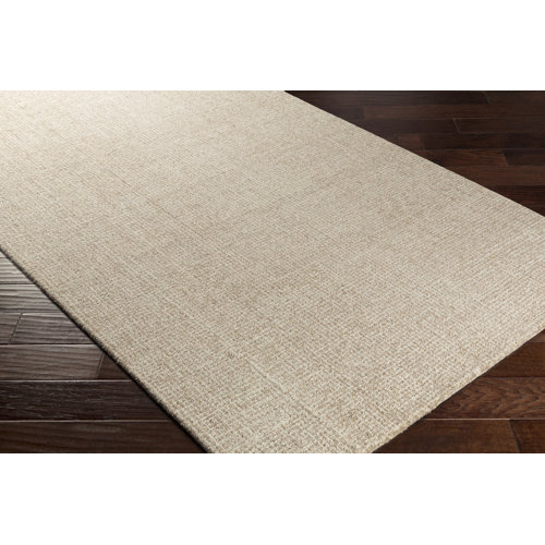 Charlton Home® Darlington Handmade Wool Ivory Rug & Reviews | Wayfair