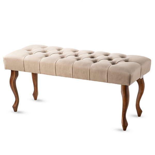 Chesterfield Bench Tan | Wayfair.co.uk
