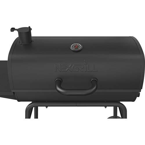 Nexgrill 29" Barrel Charcoal Grill with Side Shelf | Wayfair